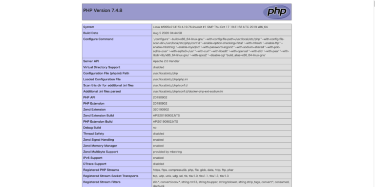 [docker-compose]PHPのローカル開発環境を構築する方法(apache + php7.4) | Takuya.B.com